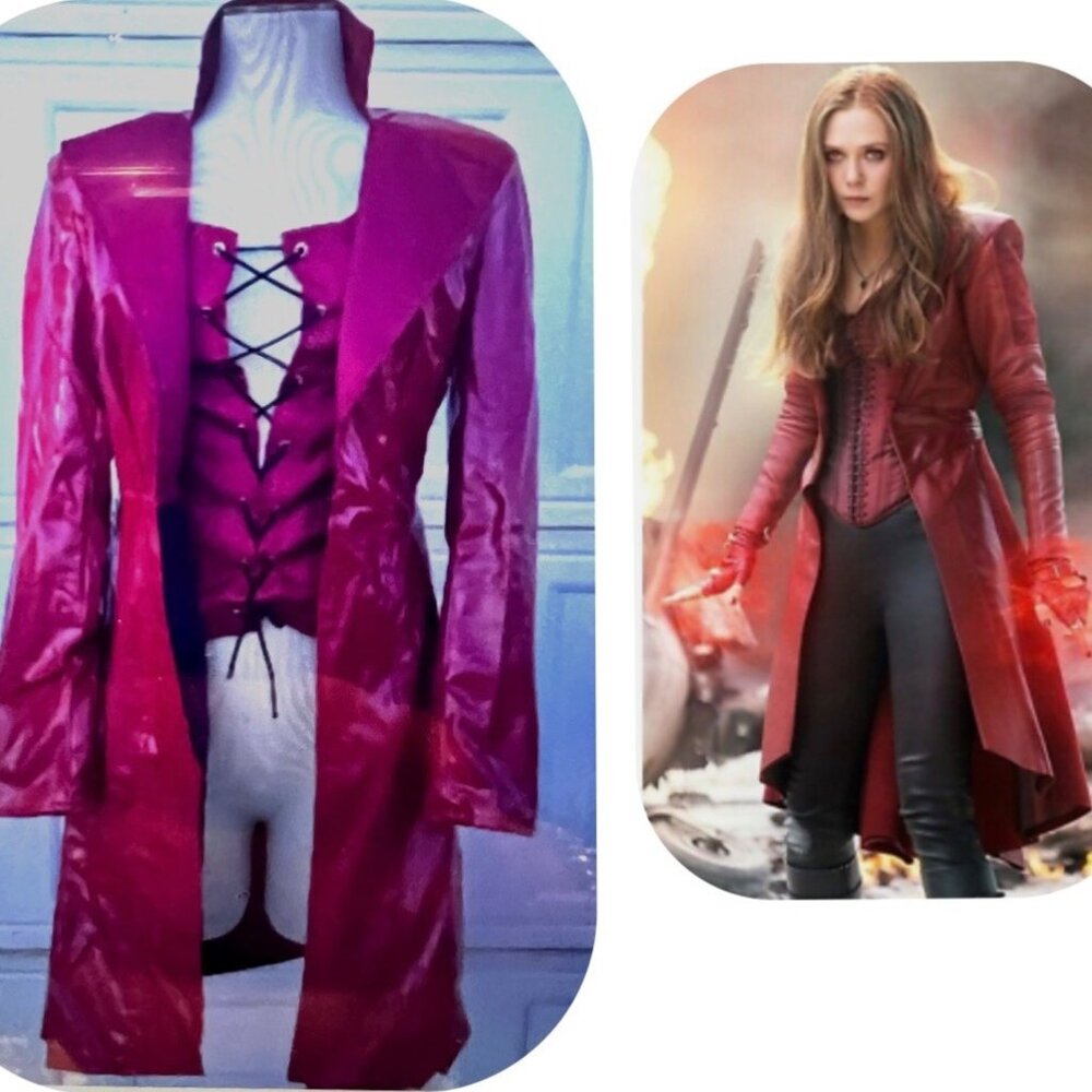 Avengers Scarlet Witch Wanda Maximoff Cosplay Costume… - Gem